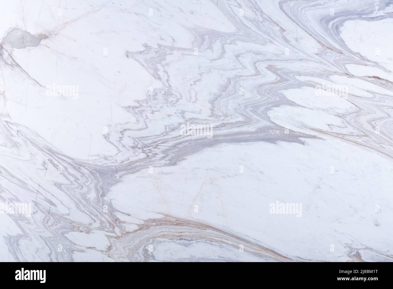 Onda bianca - natural marble stone texture, photo of slab Stock Photo ...