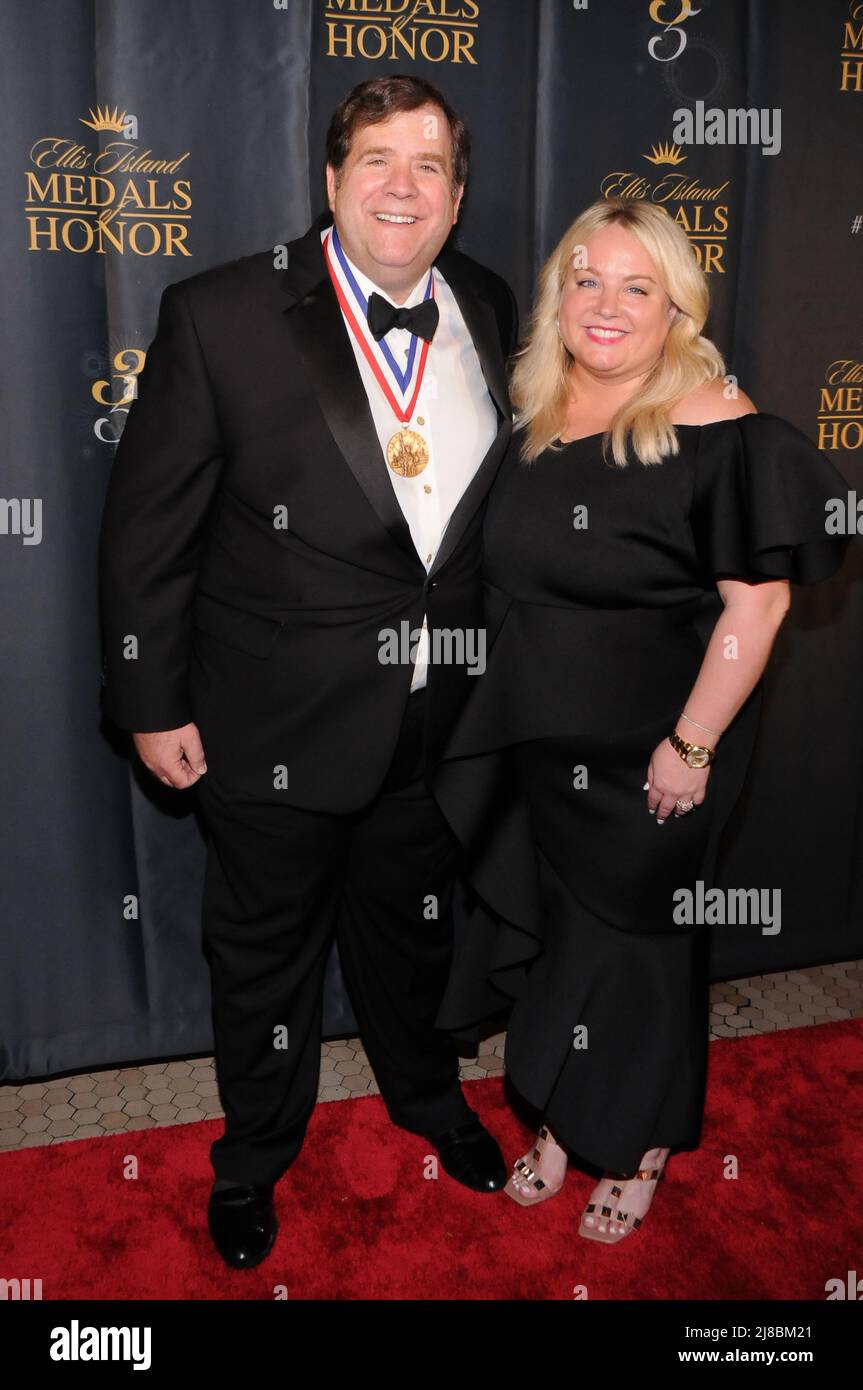 Adam Falkoff and Leslie Falkoff attend the 35th Anniversary Ellis ...