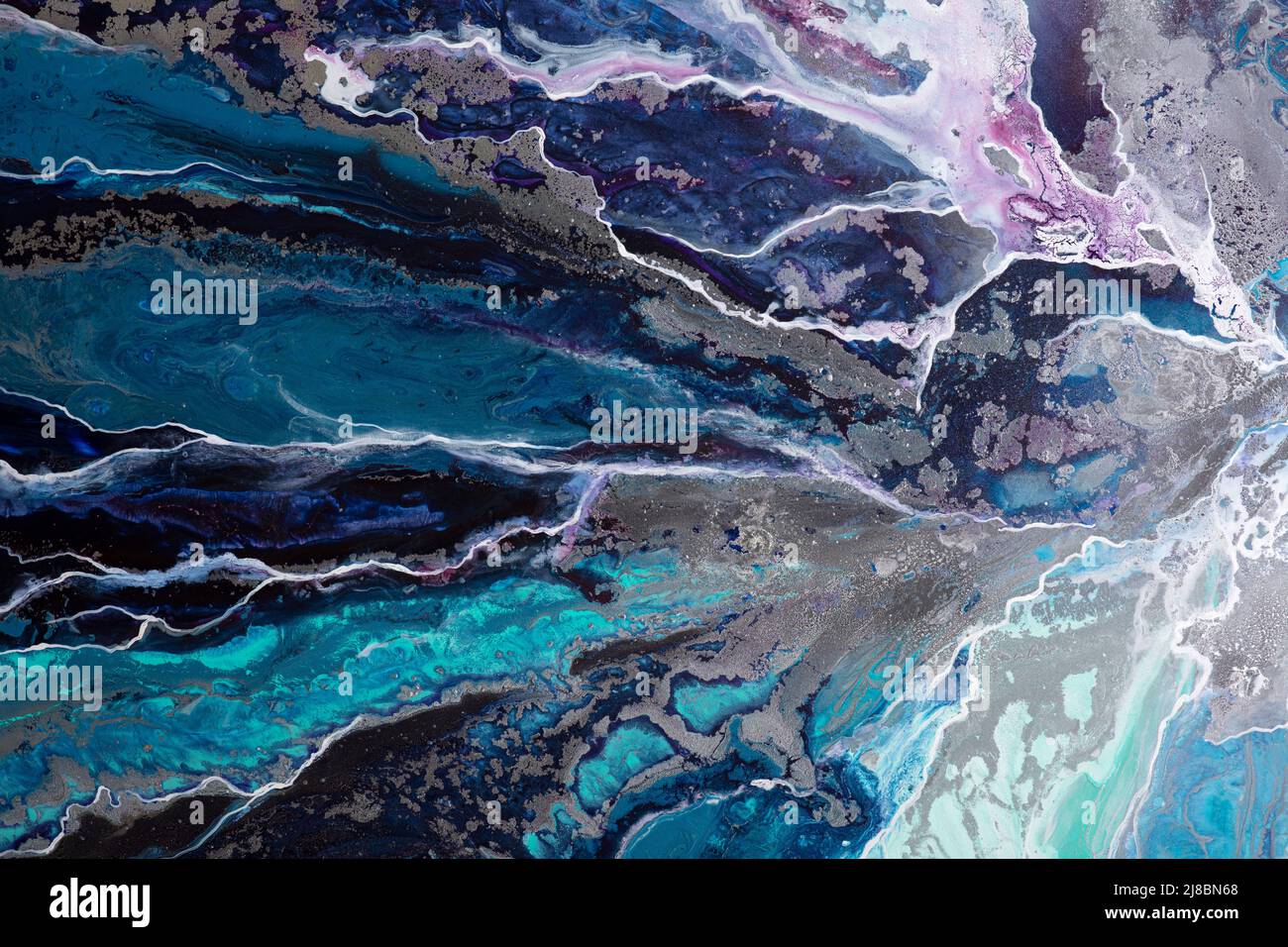 Abstract painting background in a contrast dark blue color Stock Photo ...