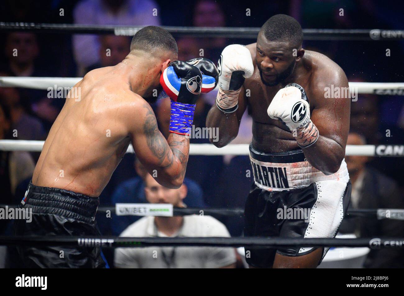 Tony Yoka of France during the international heavyweight boxing match ...