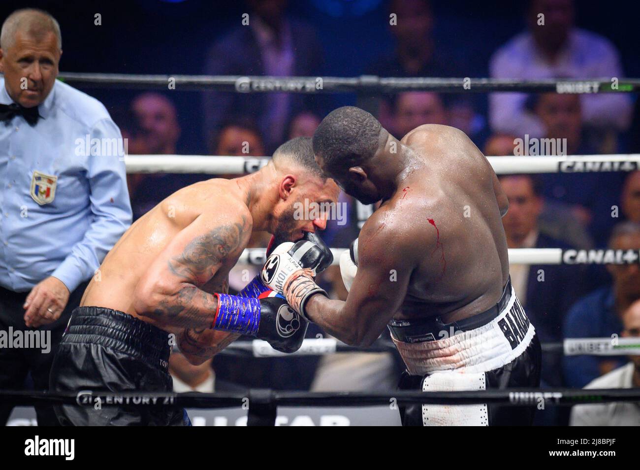 Tony Yoka of France during the international heavyweight boxing match ...