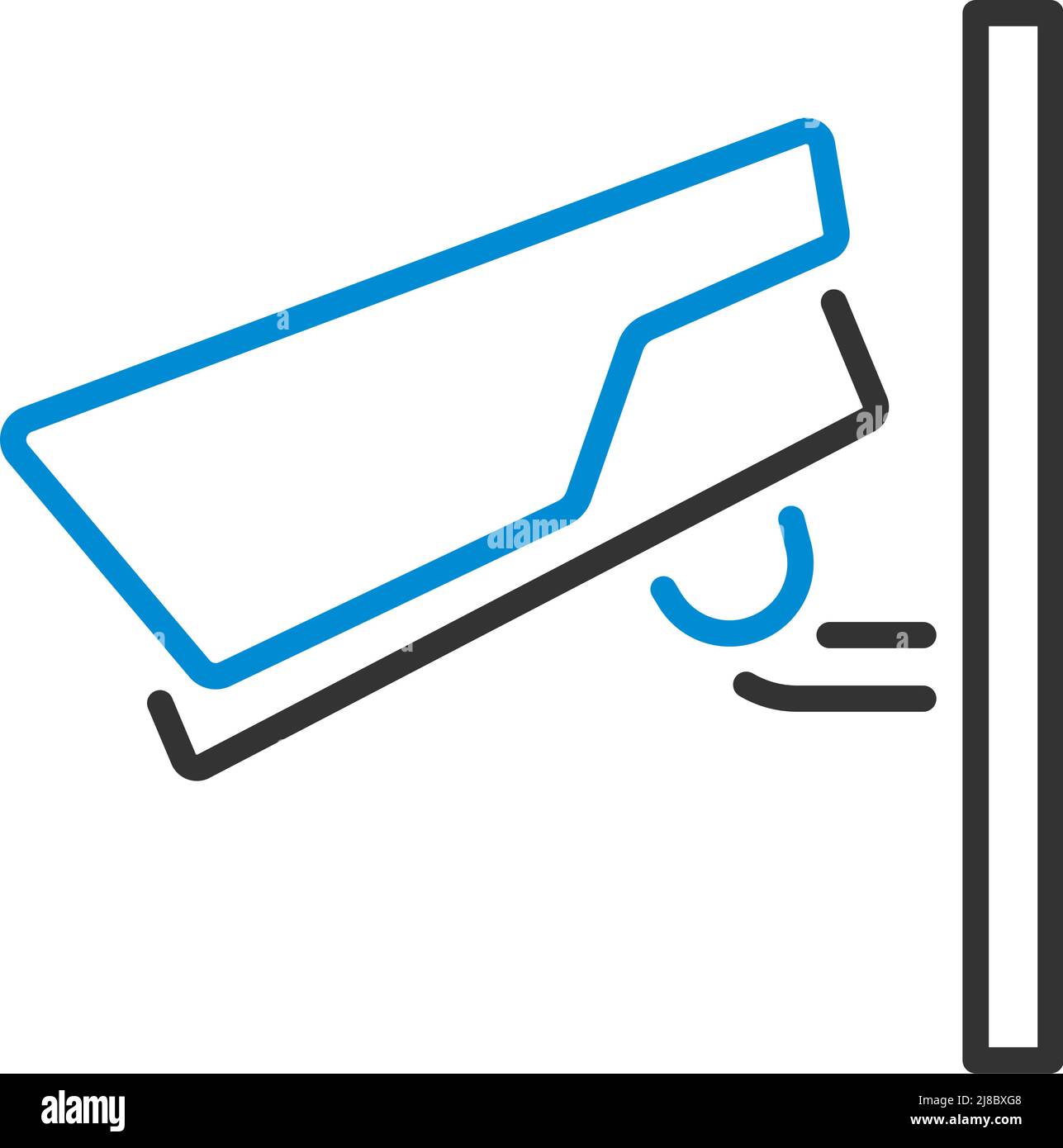 Security Camera Icon. Editable Bold Outline With Color Fill Design ...