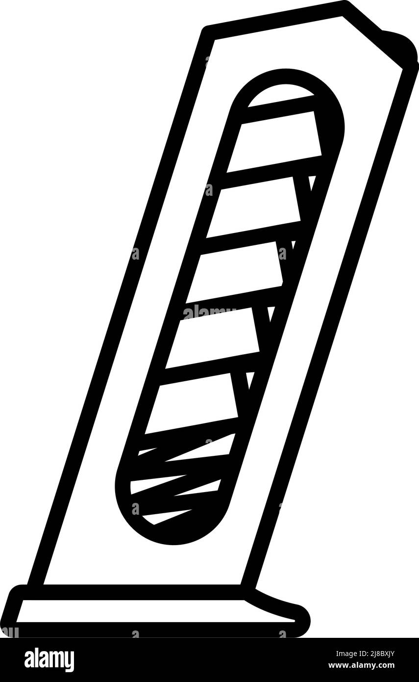 Gun Magazine Icon. Bold outline design with editable stroke width ...