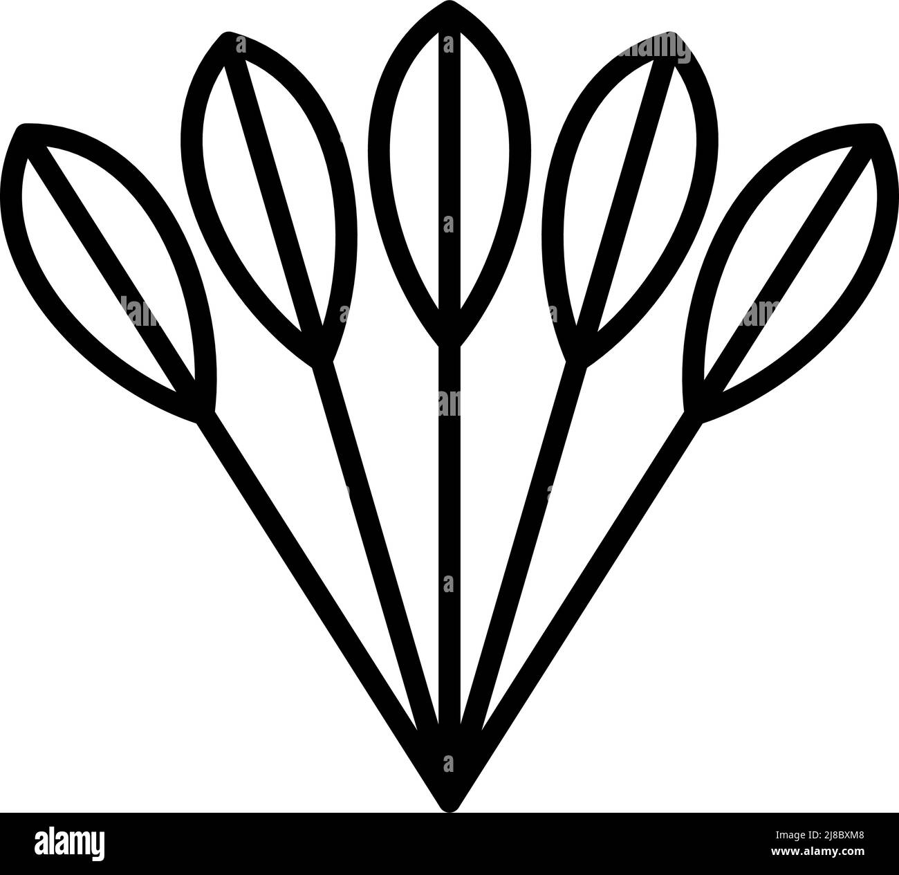 Crossbow Bolts Icon. Bold outline design with editable stroke width ...