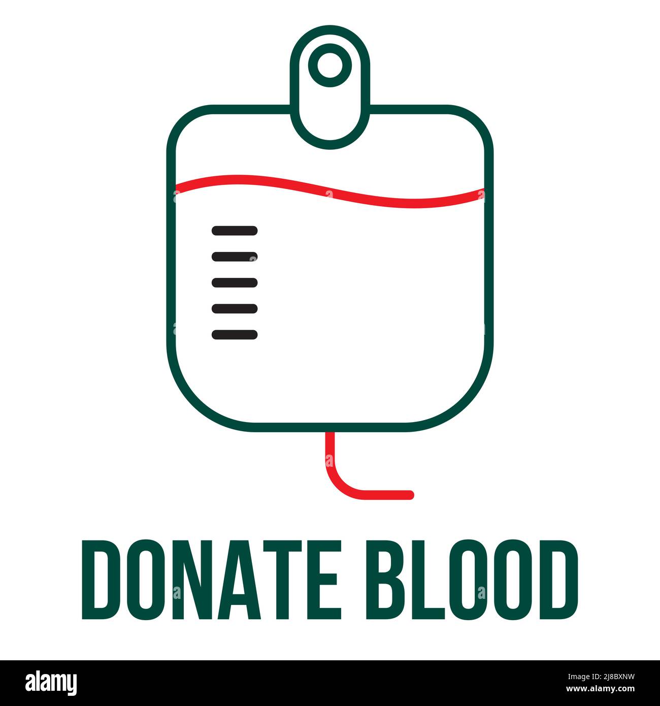 Donate Blood icon. Intravenous bag, iv medical therapy Stock Vector ...
