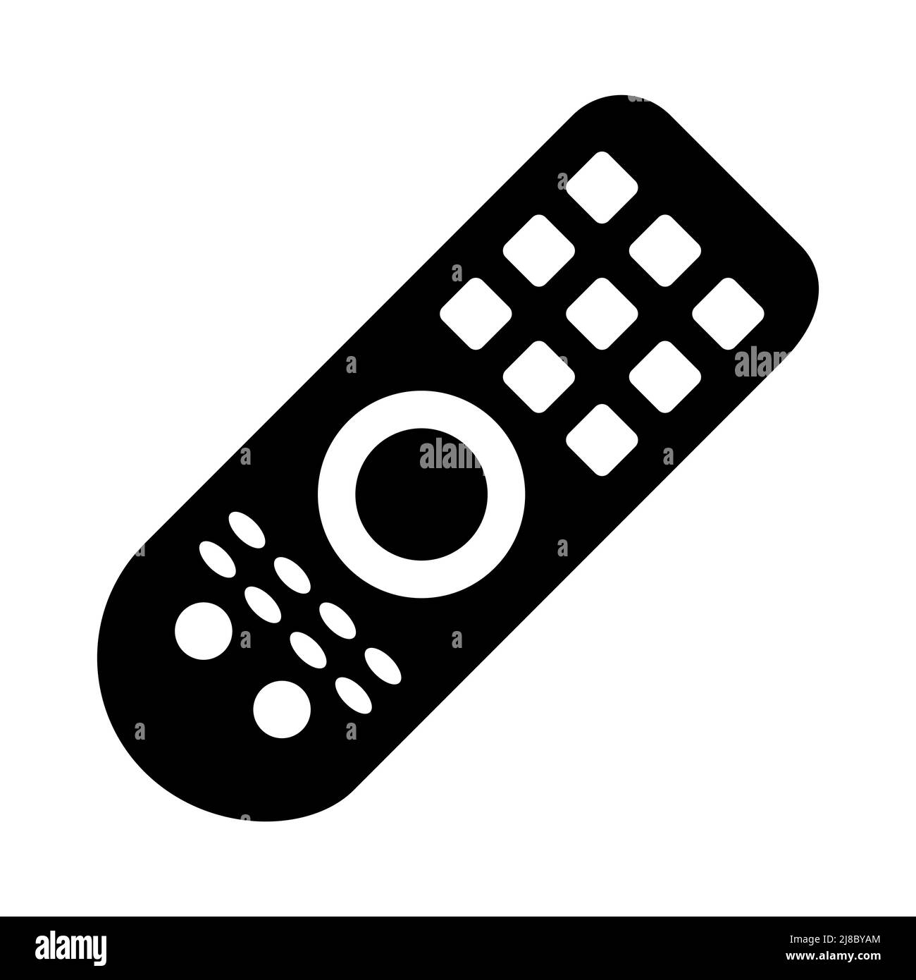 Remote controller vector icon on white background Stock Vector Image ...