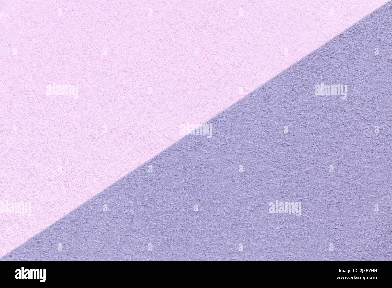 Texture of craft purple and violet paper background, half two colors ...