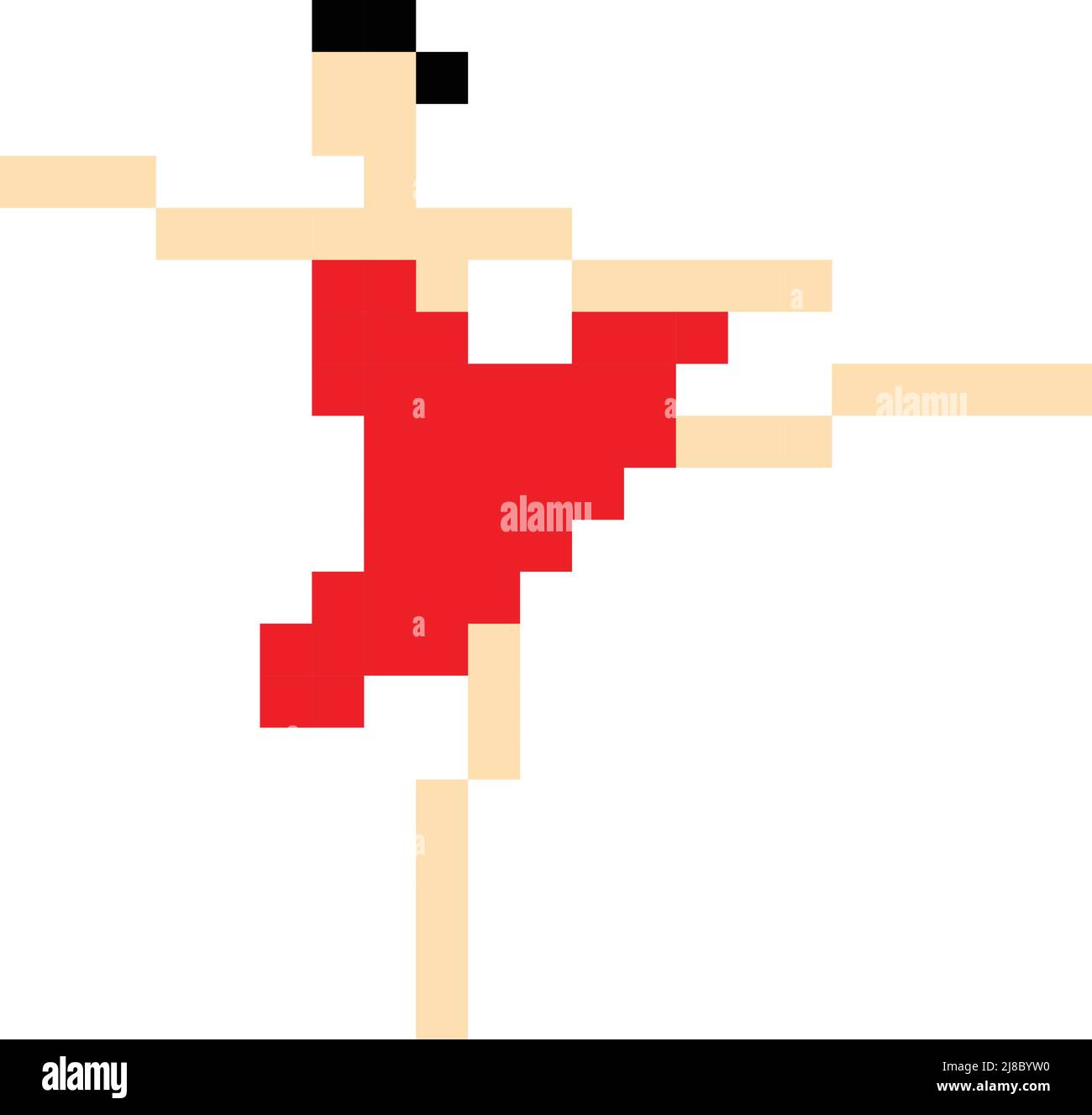 Pixel ballerina hi-res stock photography and images - Alamy