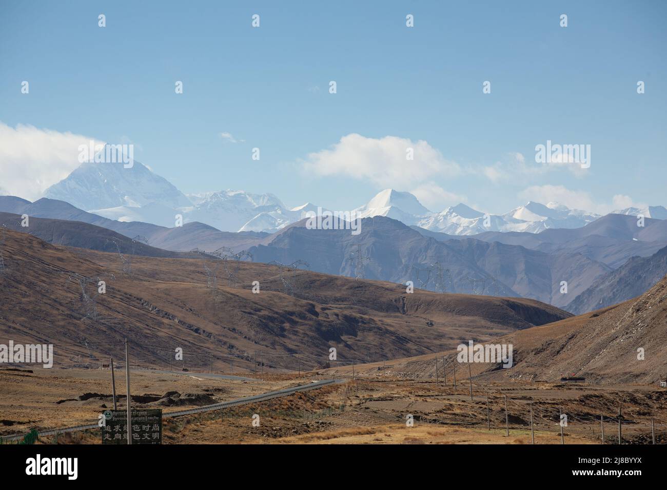 Mount Everest North side viewed from China Stock Photo - Alamy