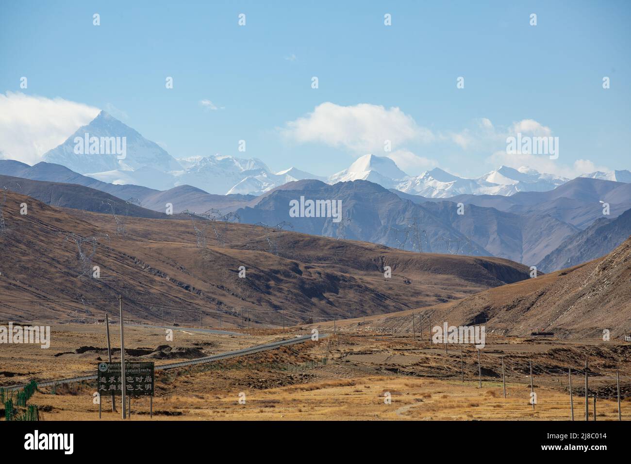 Mount Everest North side viewed from China Stock Photo - Alamy