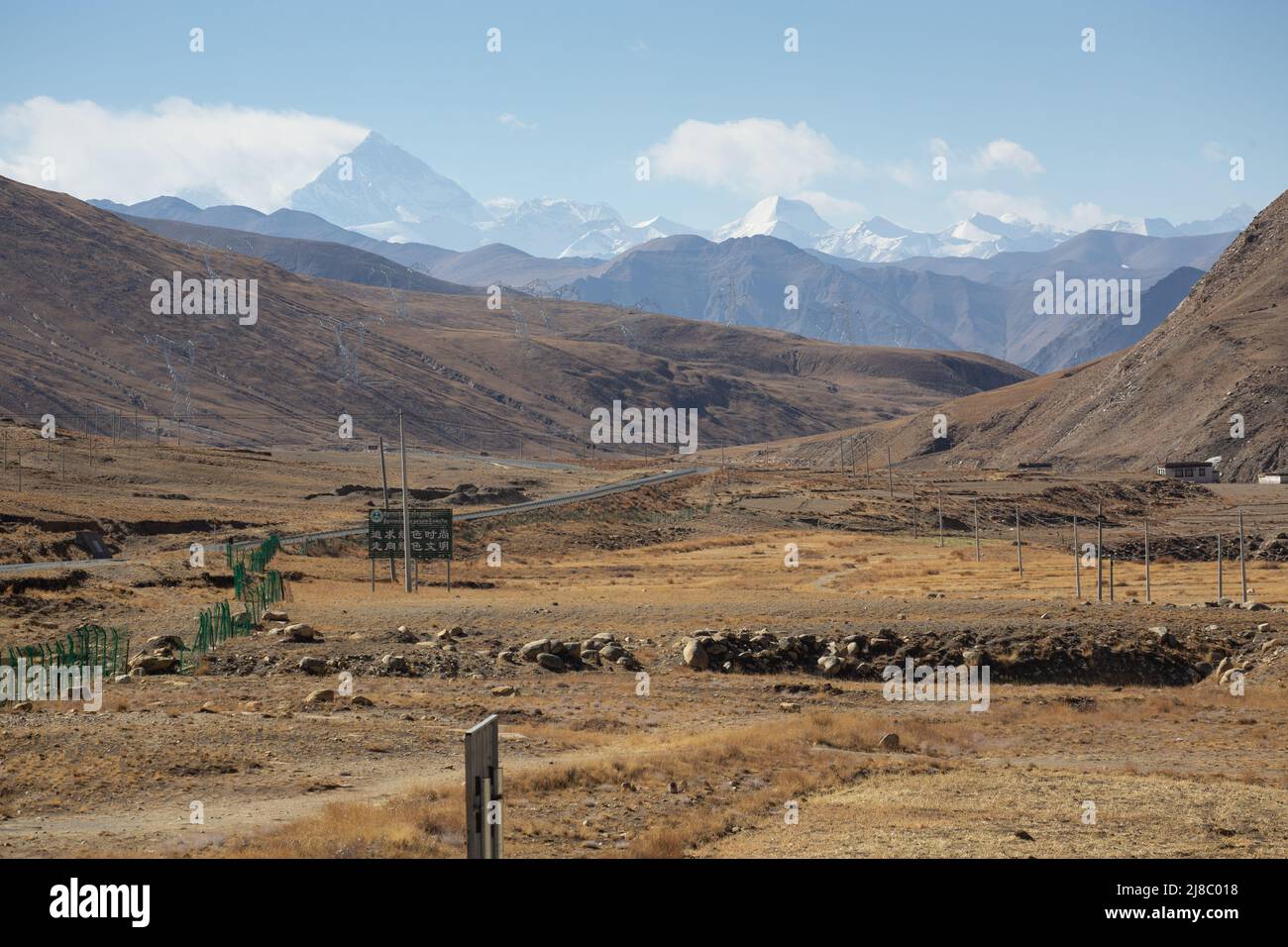 Mount Everest North side viewed from China Stock Photo - Alamy