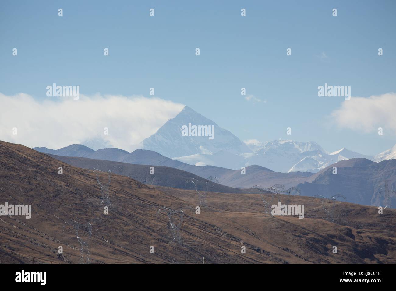 Mount Everest North side viewed from China Stock Photo - Alamy