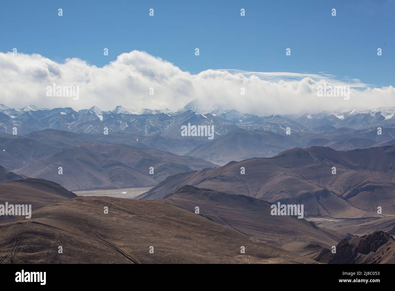 Mount Everest North side viewed from China Stock Photo - Alamy