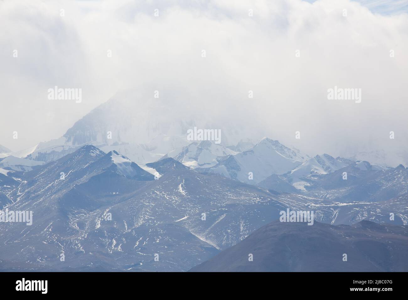 Mount Everest North side viewed from China Stock Photo - Alamy