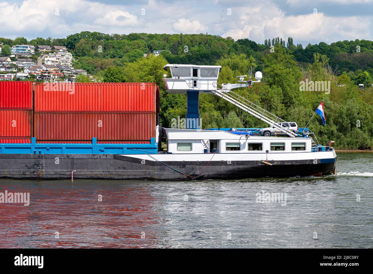 Floating cargo containers hi-res stock photography and images - Alamy