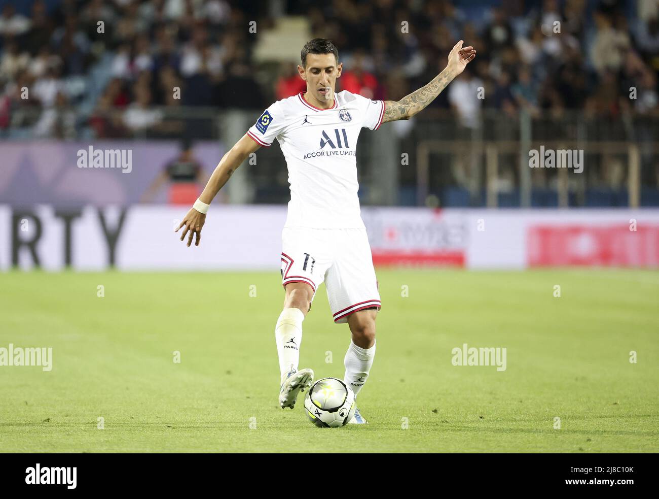 Angel Di Maria of PSG during the French championship Ligue 1 football ...