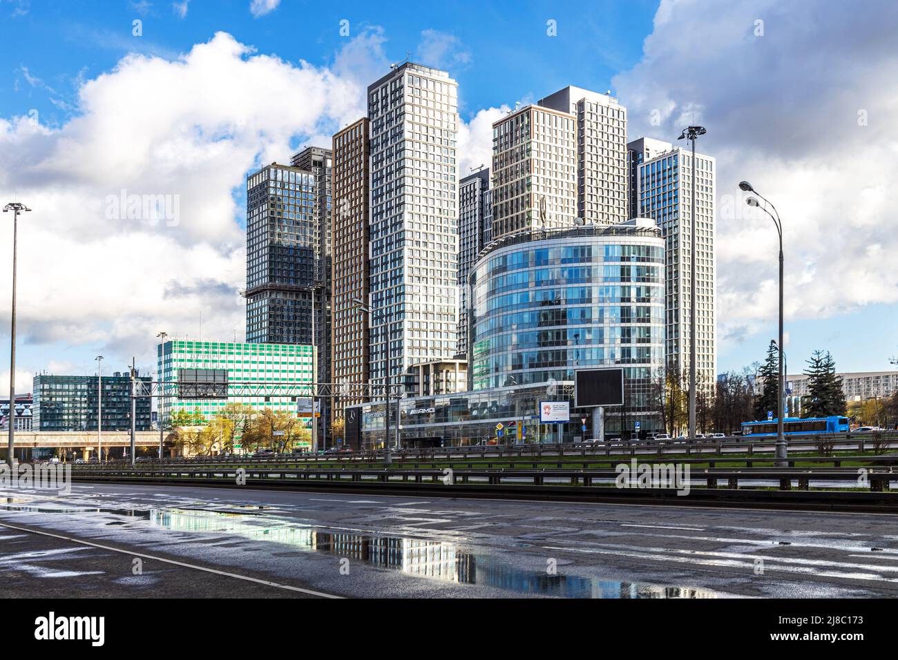 Moscow / Russia - 07 22 2022: Residential complex Prime Park ...