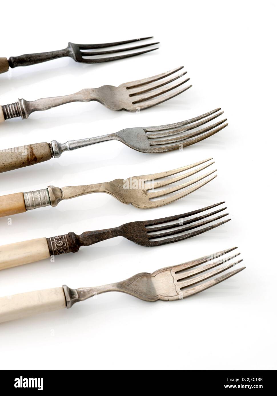 Old Vintage Kitchen Table Forks Stock Photo - Alamy