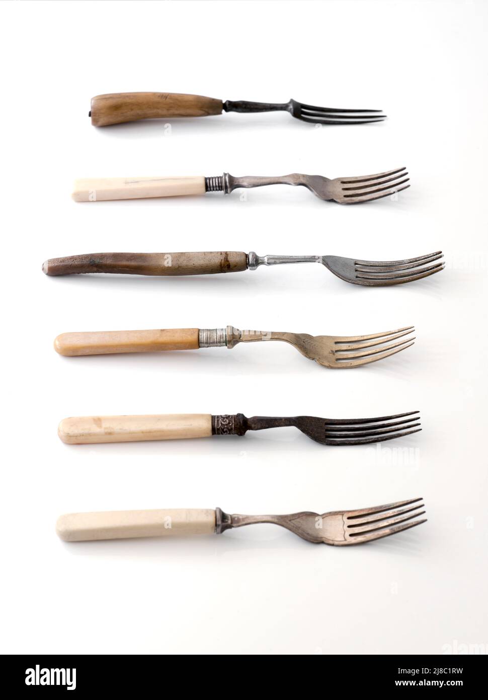 Old Vintage Kitchen Table Forks Stock Photo - Alamy