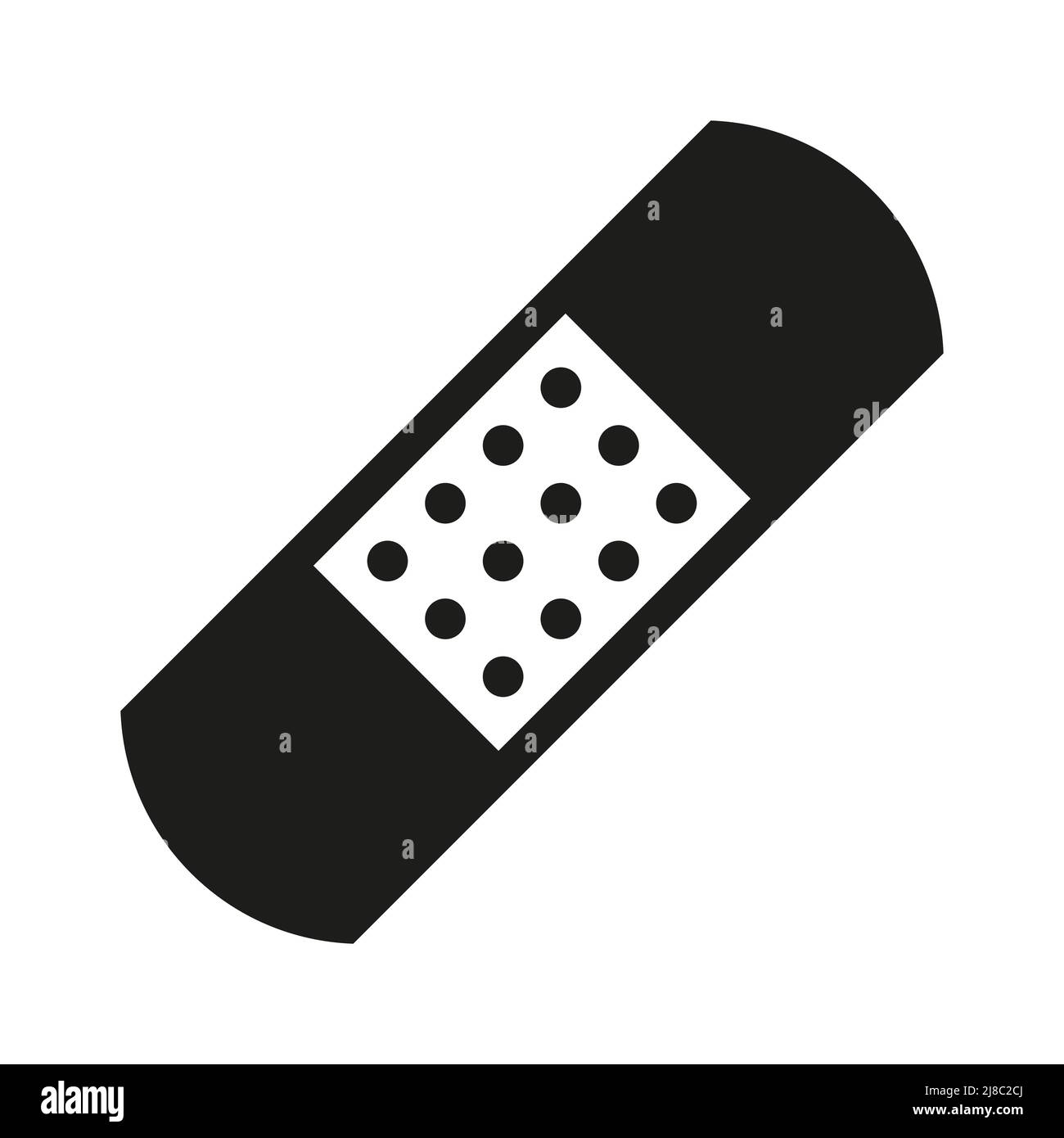 Medical plaster isolated on Stock Vector Images - Alamy