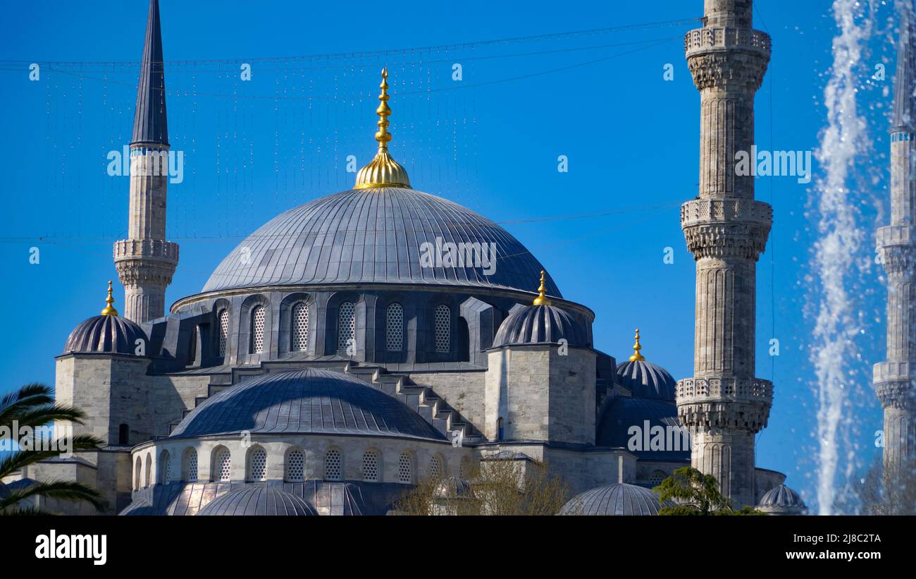 Istanbul, Turkey - November 2022: Beautiful Blue Mosque in Istanbul ...