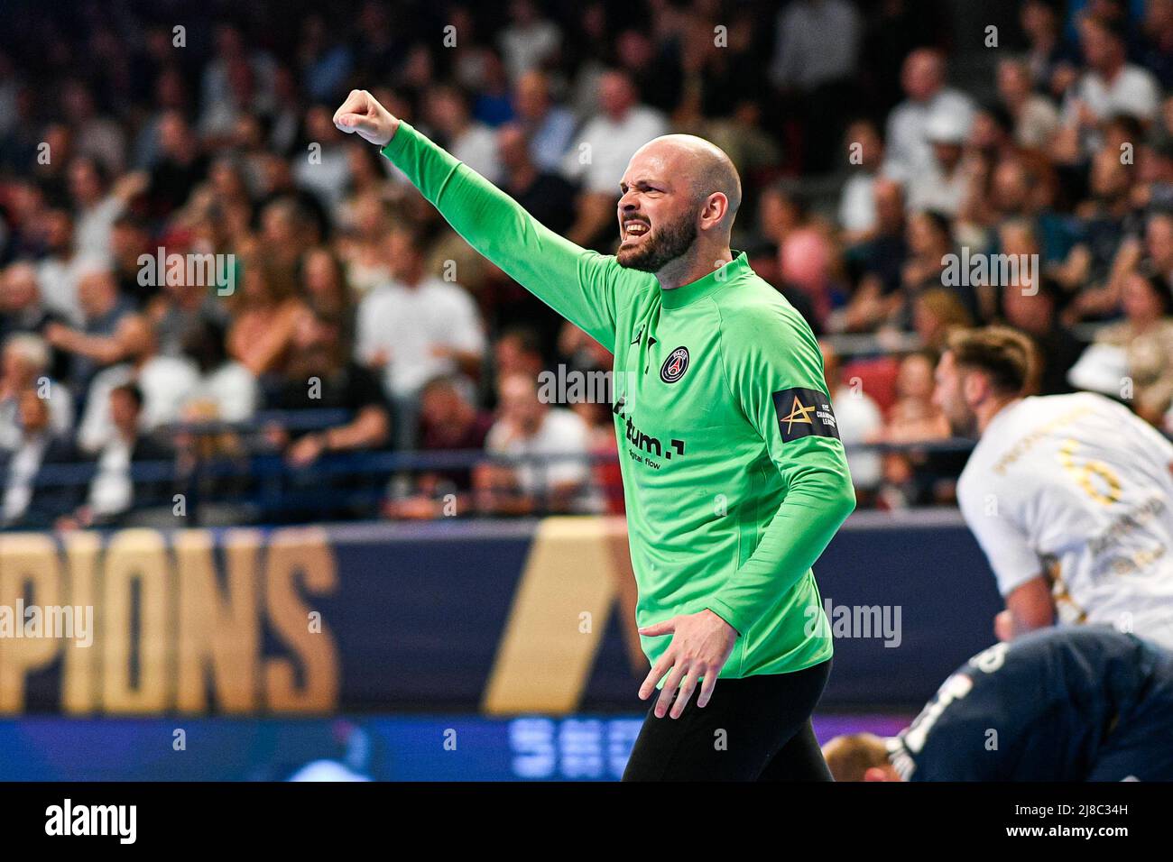 Vincent Gerard during the EHF Champions League, Quarter-finals, 1st leg ...
