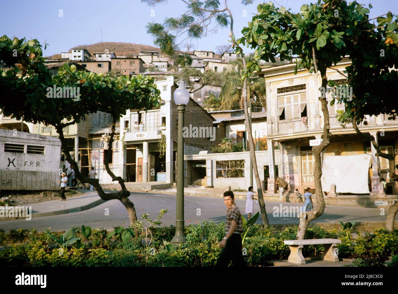 Captioned as 'Colonial section' Guayaquil, Guayas Province, Ecuador ...