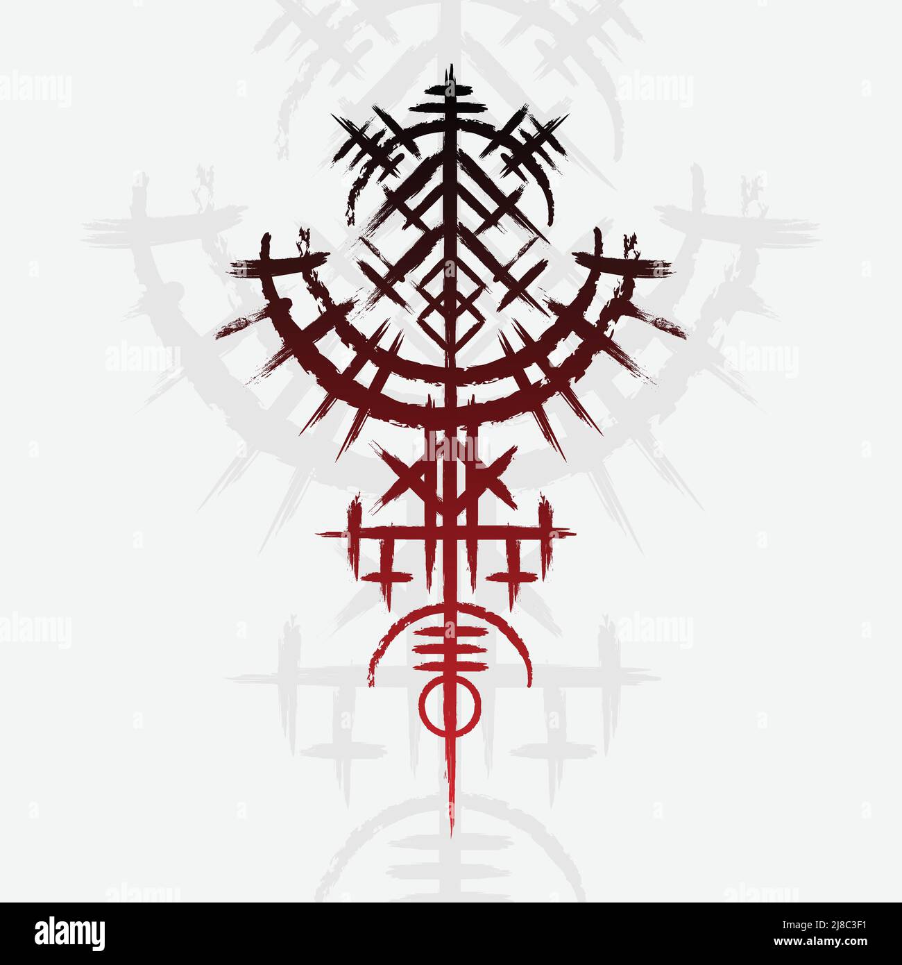 Scandinavian viking symbol wallpaper Stock Vector Image & Art - Alamy