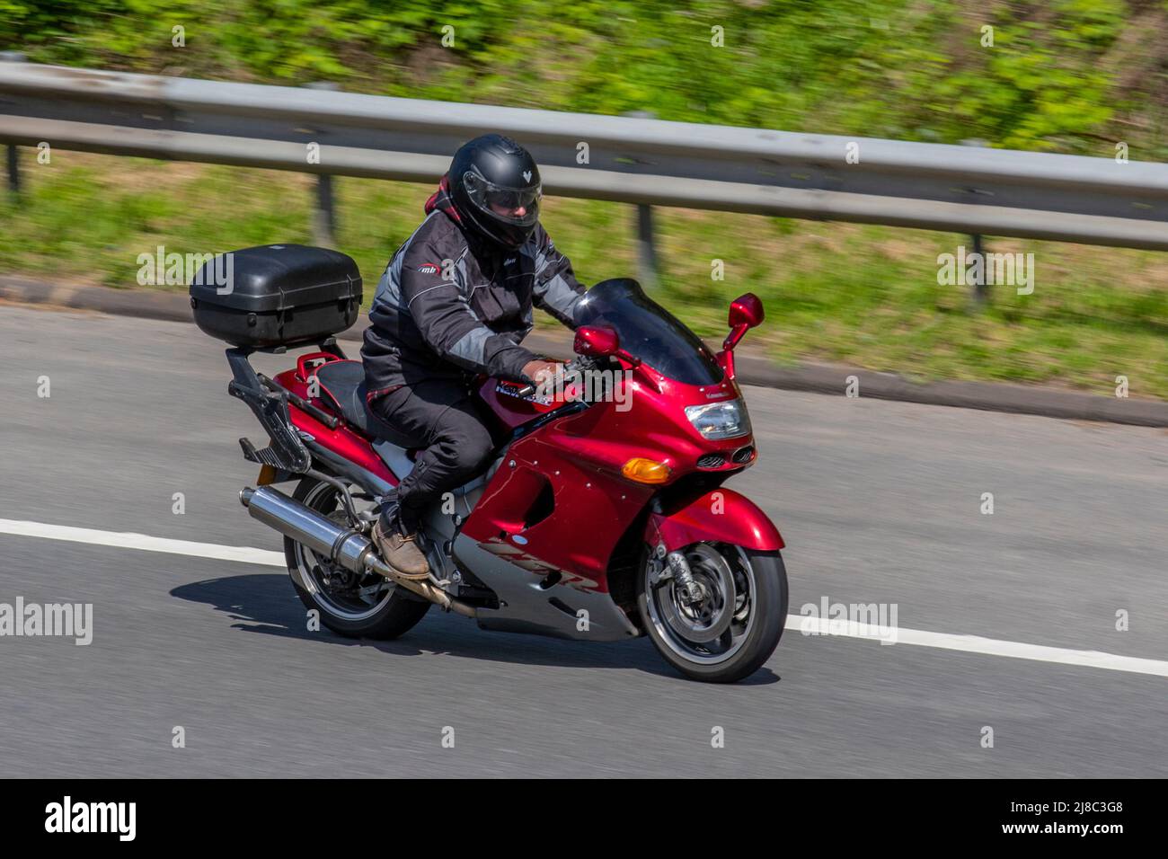 Kawasaki ZZR 1100 motorcycle Stock Photo - Alamy