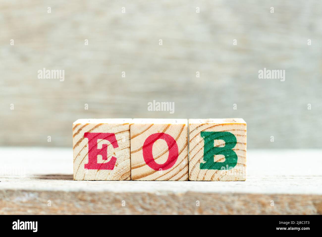Eob alphabet hi-res stock photography and images - Alamy