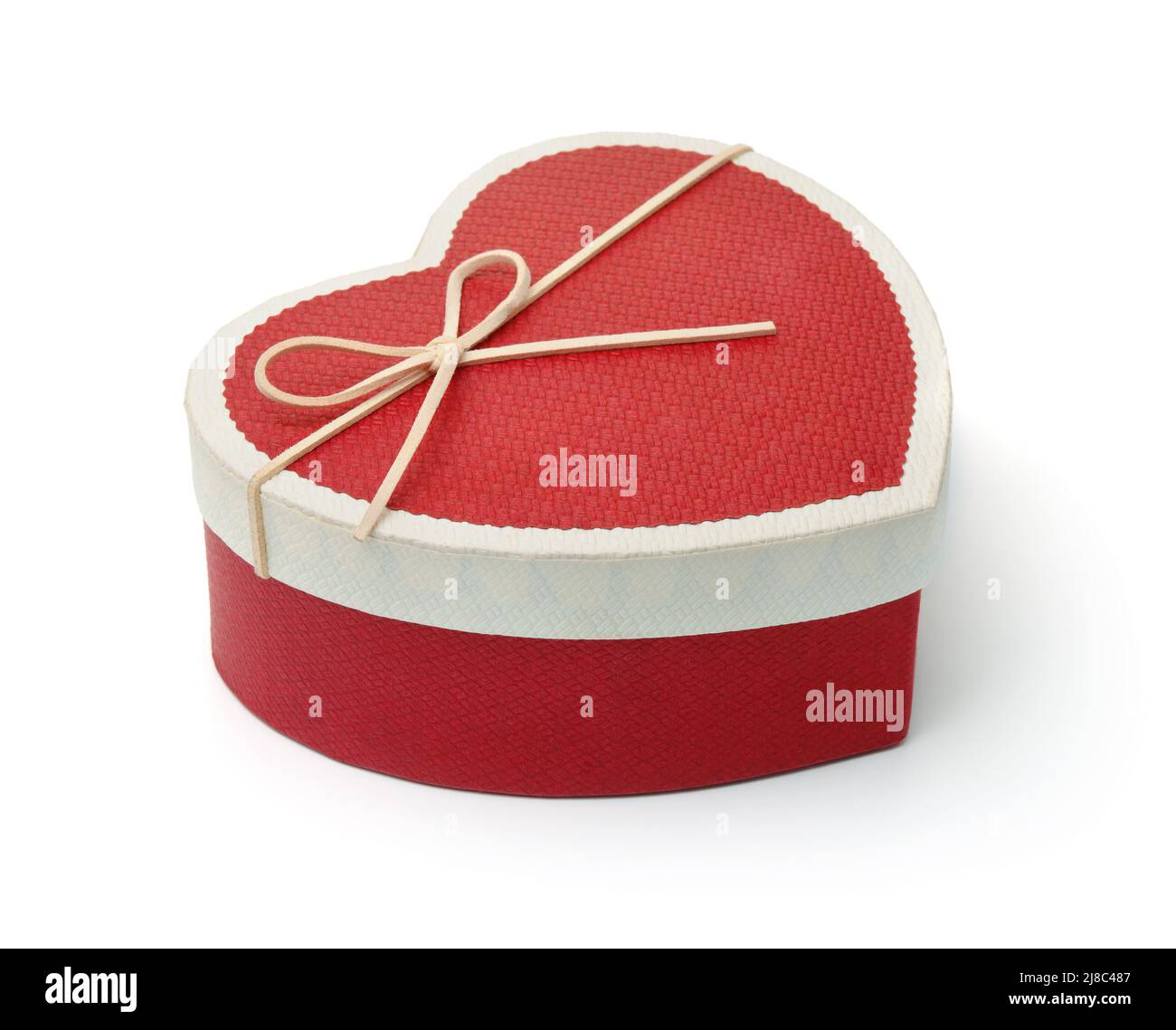 White gift box heart hi-res stock photography and images - Alamy