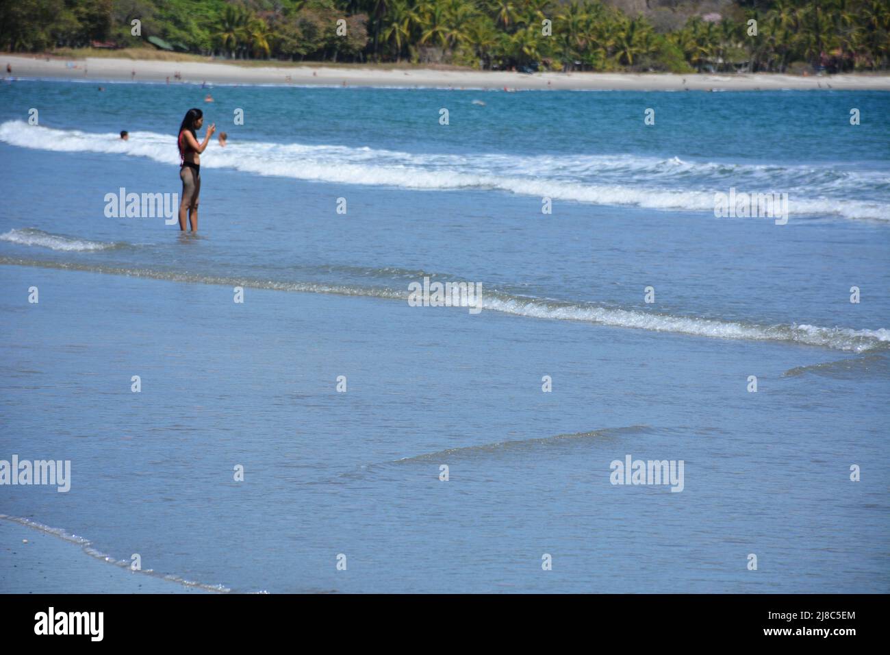 People on Beach in Samara, Costa Rica Stock Photo - Alamy