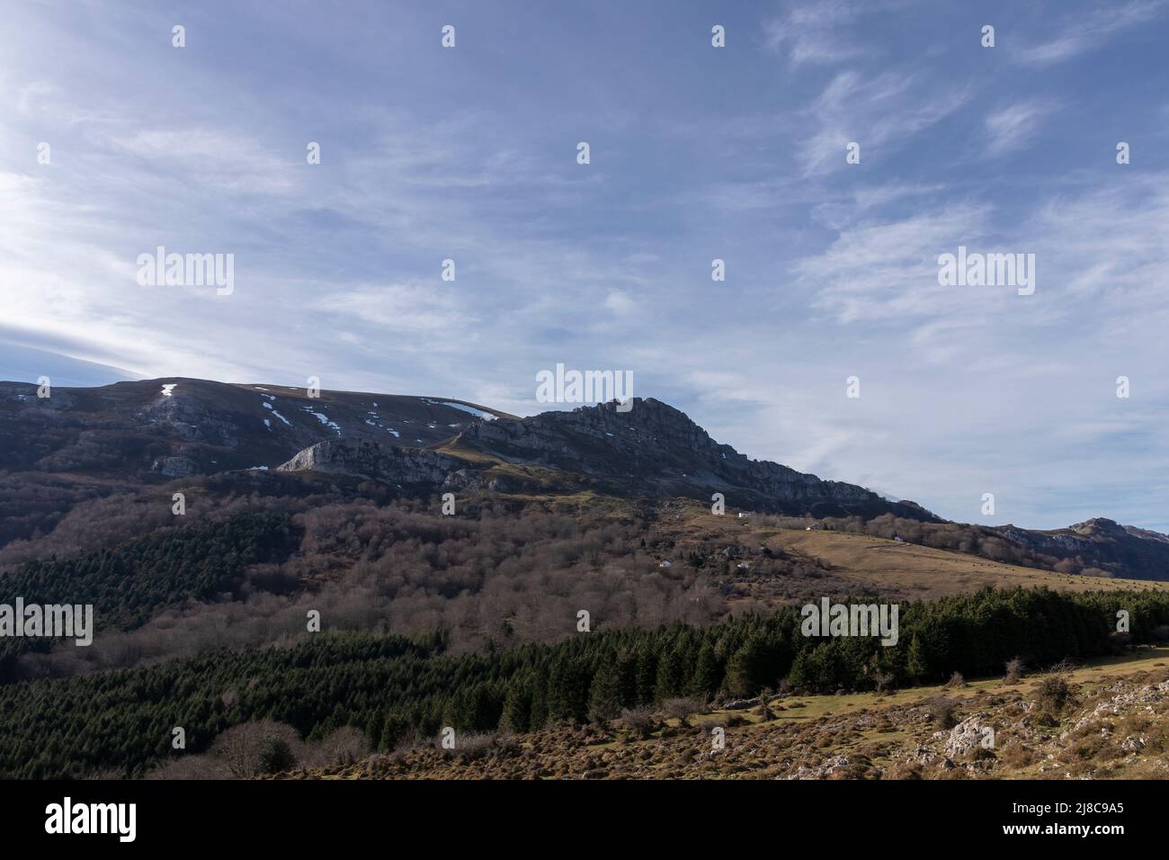 gorbea natural park in the basque country Stock Photo - Alamy