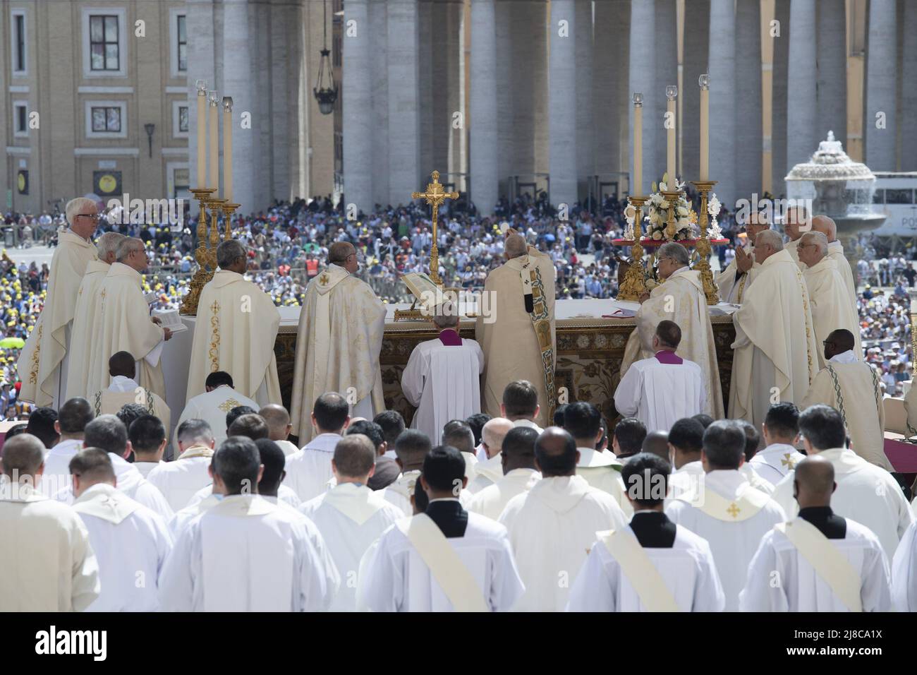 Italy, Rome, Vatican,15/05/02. Pope Francis presides over the ...