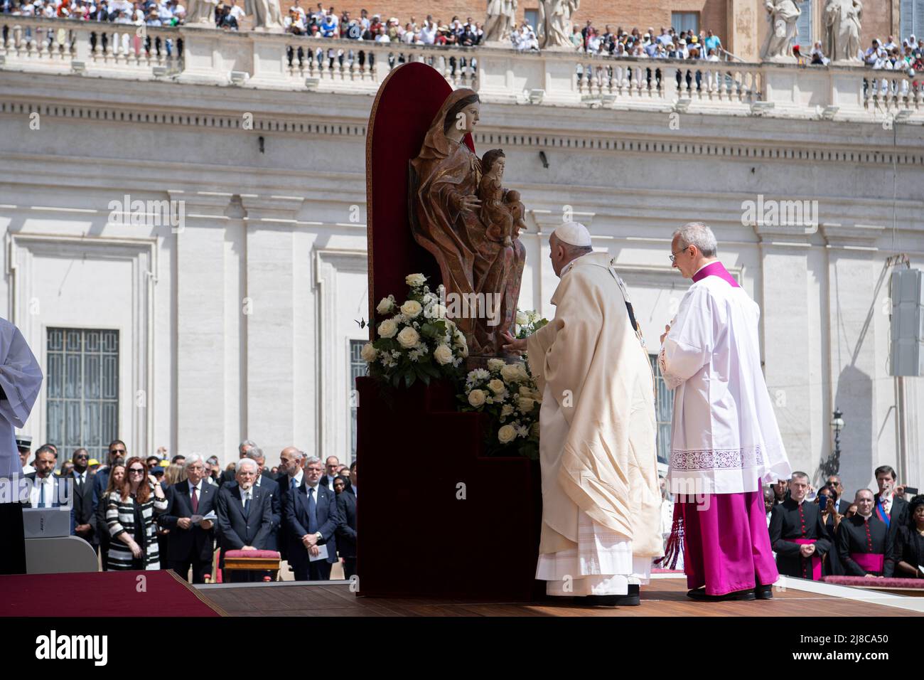 Italy, Rome, Vatican,15/05/02. Pope Francis presides over the ...