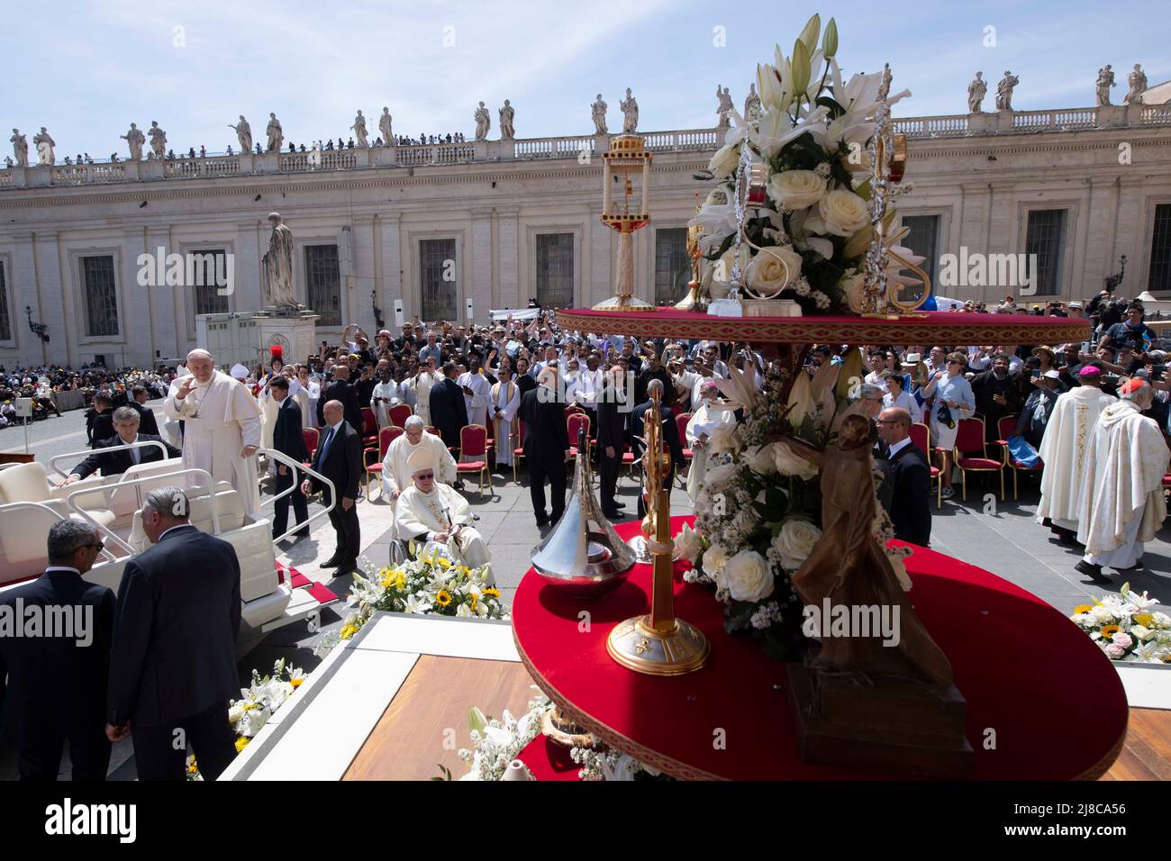 Italy, Rome, Vatican,15/05/02. Pope Francis presides over the ...