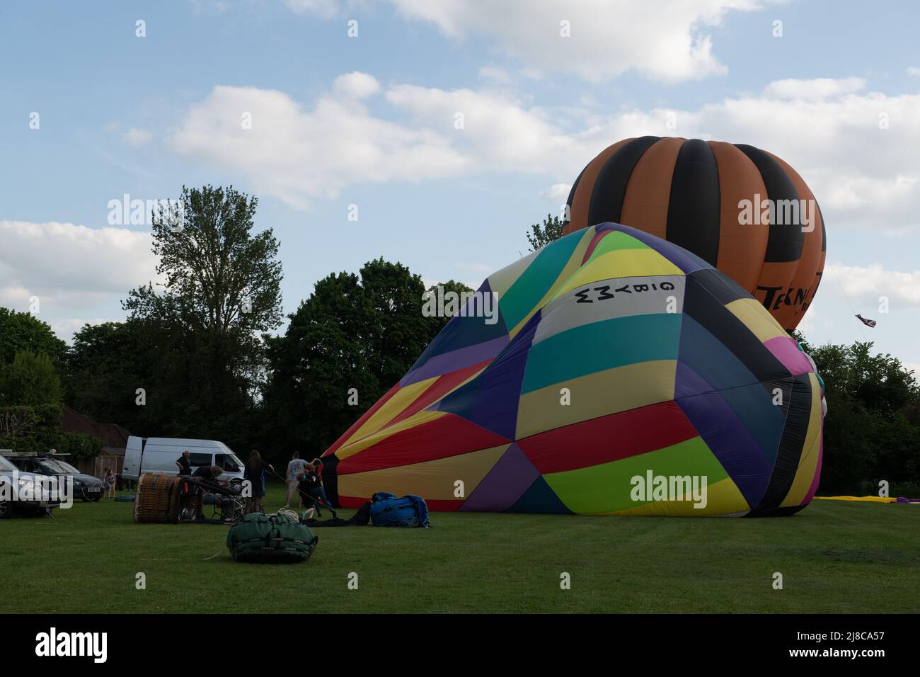 Wallingford Car Rally, Balloon Event 2022 Stock Photo - Alamy