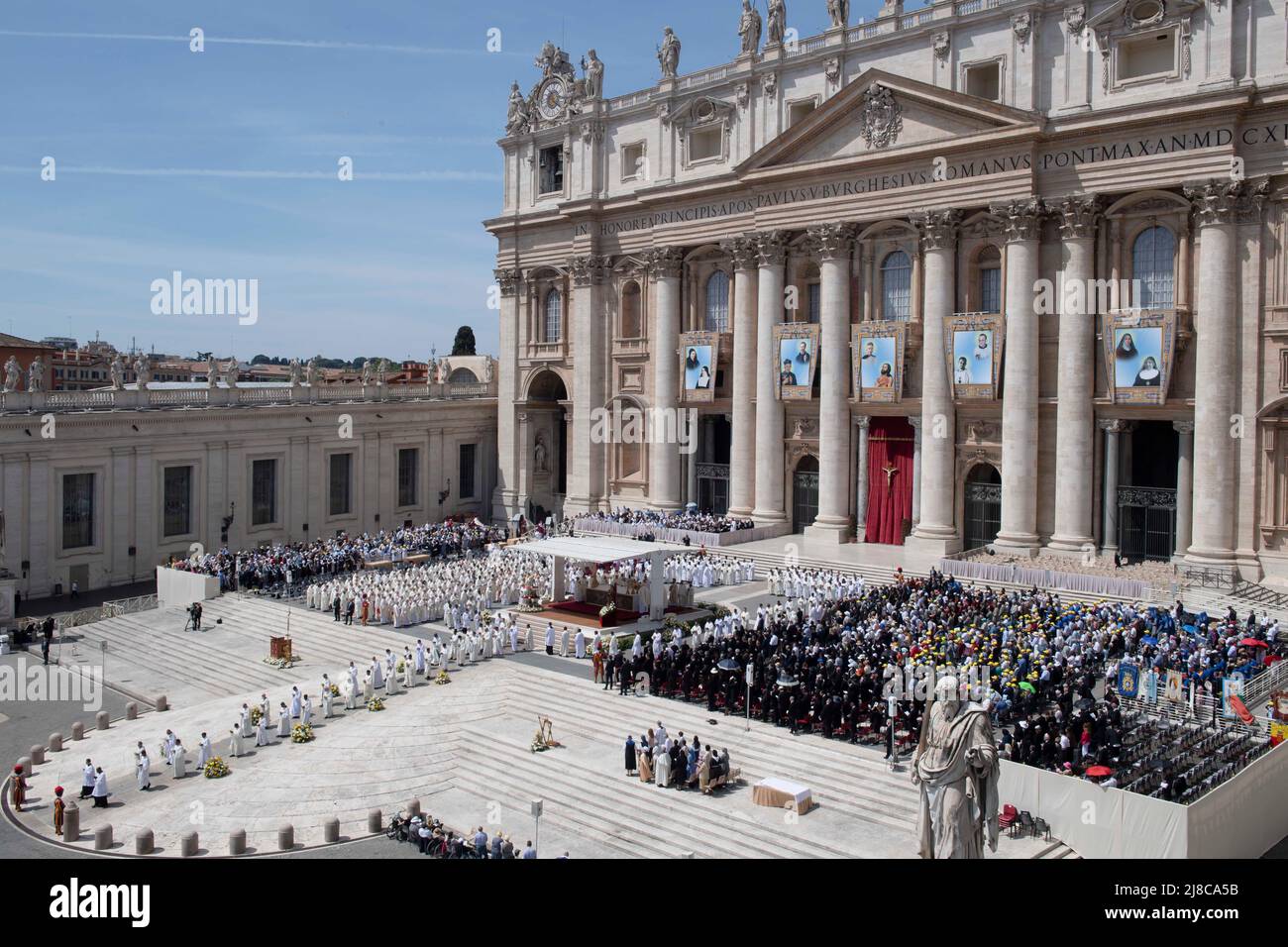 Italy, Rome, Vatican,15/05/02. Pope Francis presides over the ...