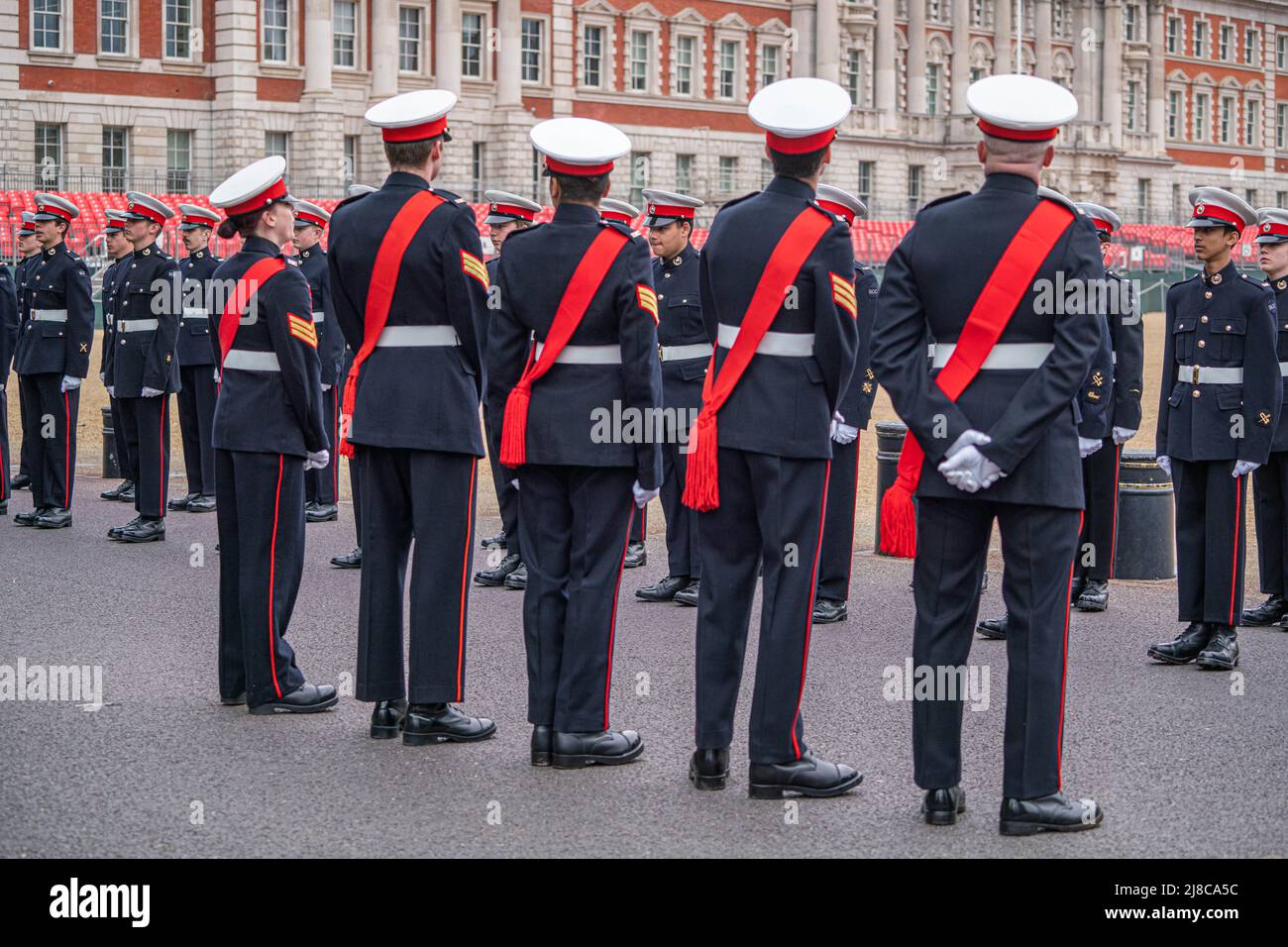 London UK, 15 May 2022. Royal Marines cadets take part in the Graspan ...