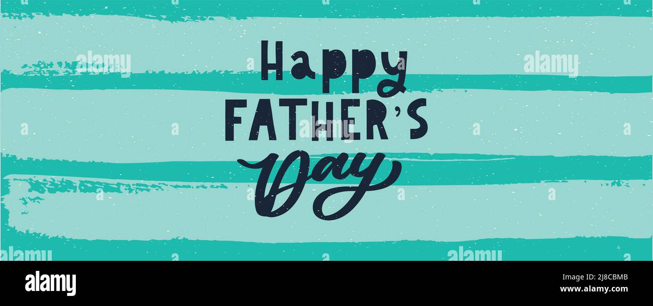 Happy Father s Day Calligraphy greeting card. Vector illustration Stock ...