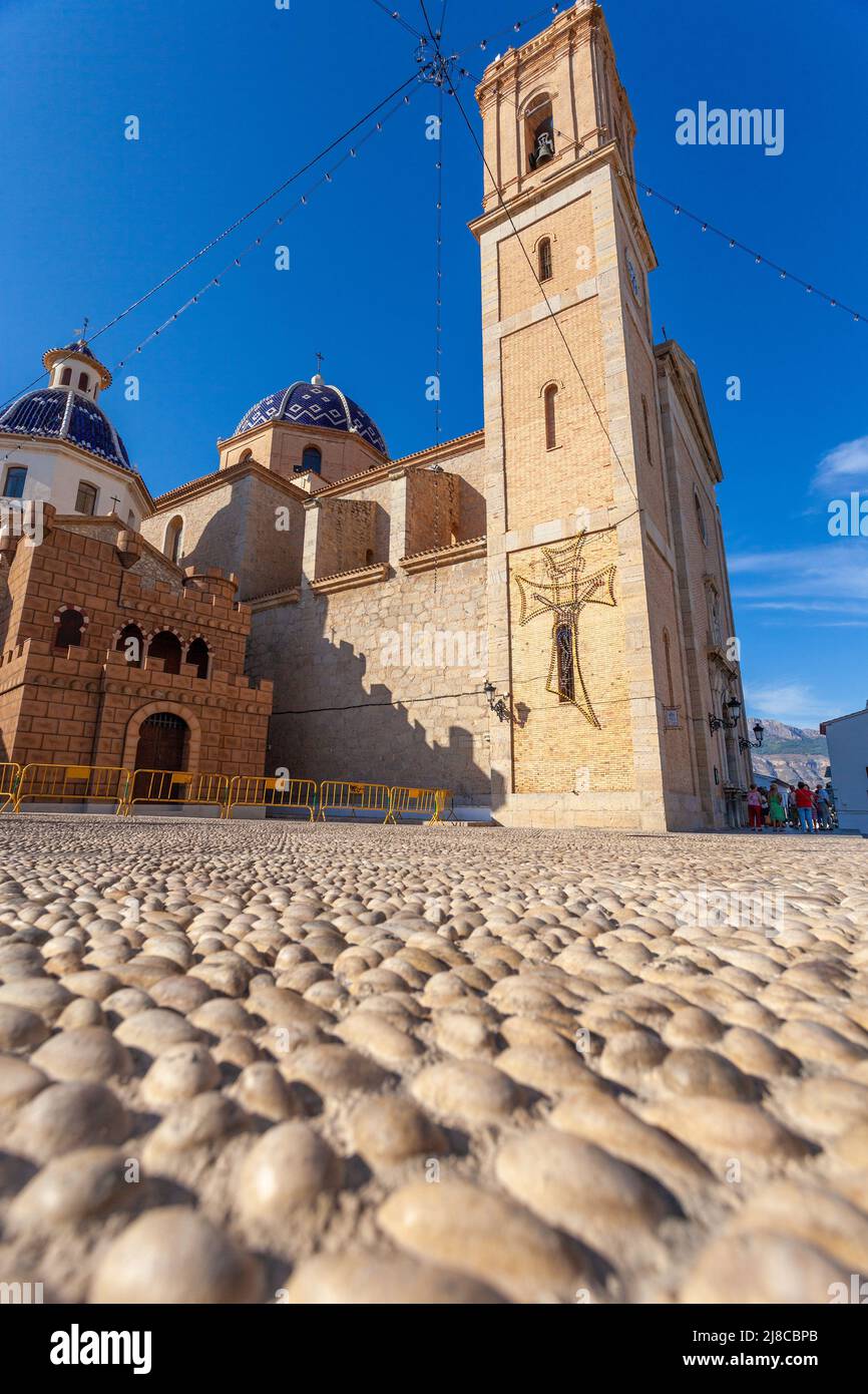 Church of Our Lady of Consolation of Altea, Altea, Spain Stock Photo ...