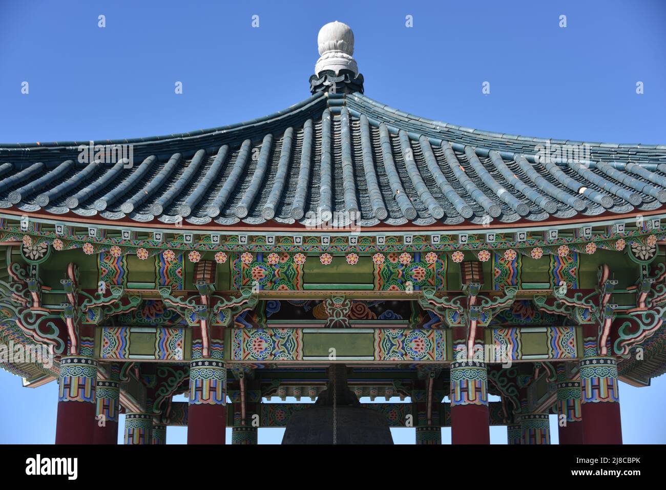 San Pedro, CA. USA 2/28/2022. Korean Friendship Bell. Donated 1976 by ...