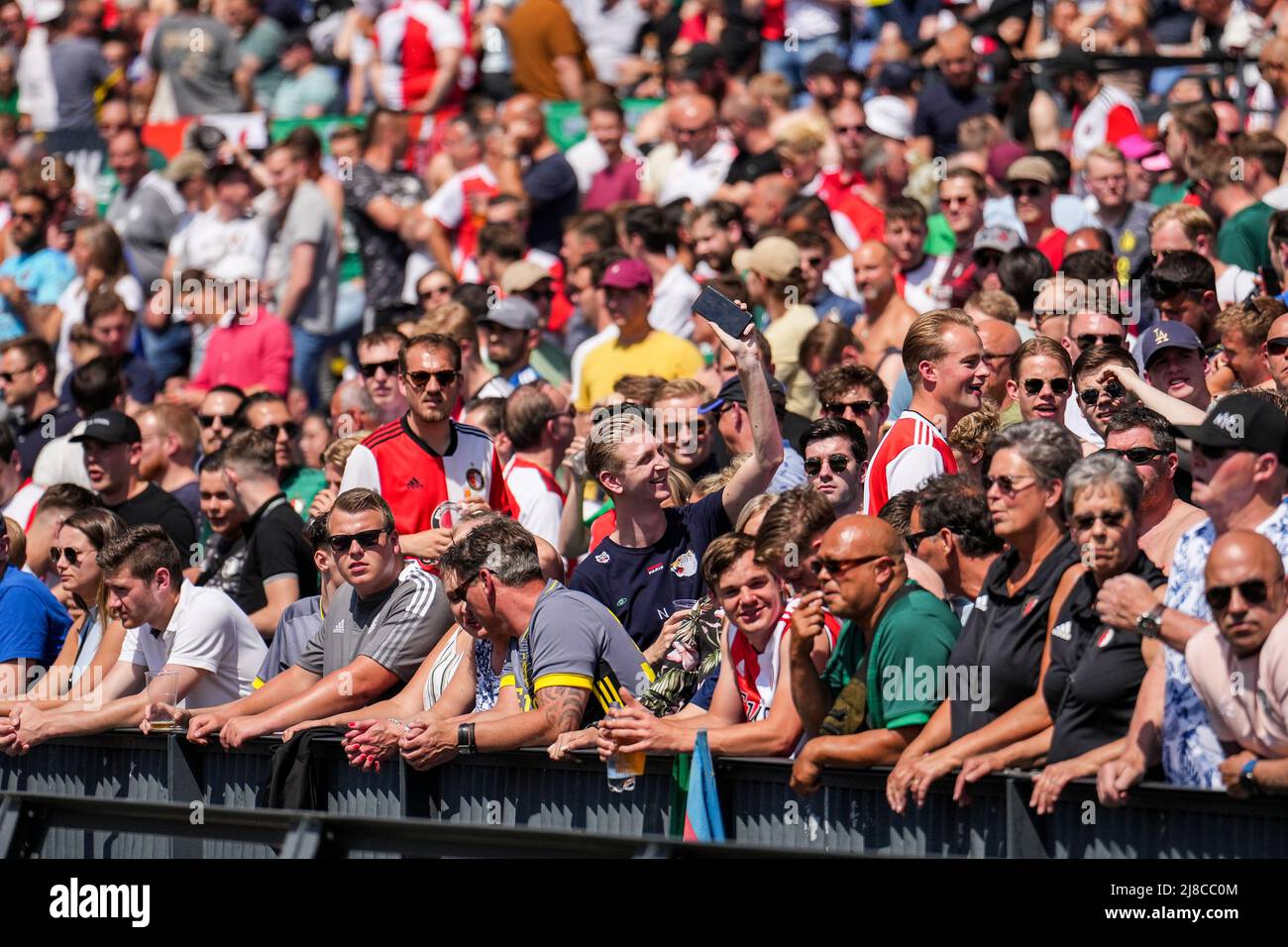 Rotterdam - Fans of Feyenoord during the match between Feyenoord v FC ...