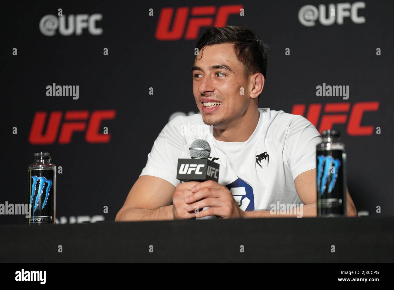 LAS VEGAS, NV - May 14: Manuel Torres meets with the press following ...