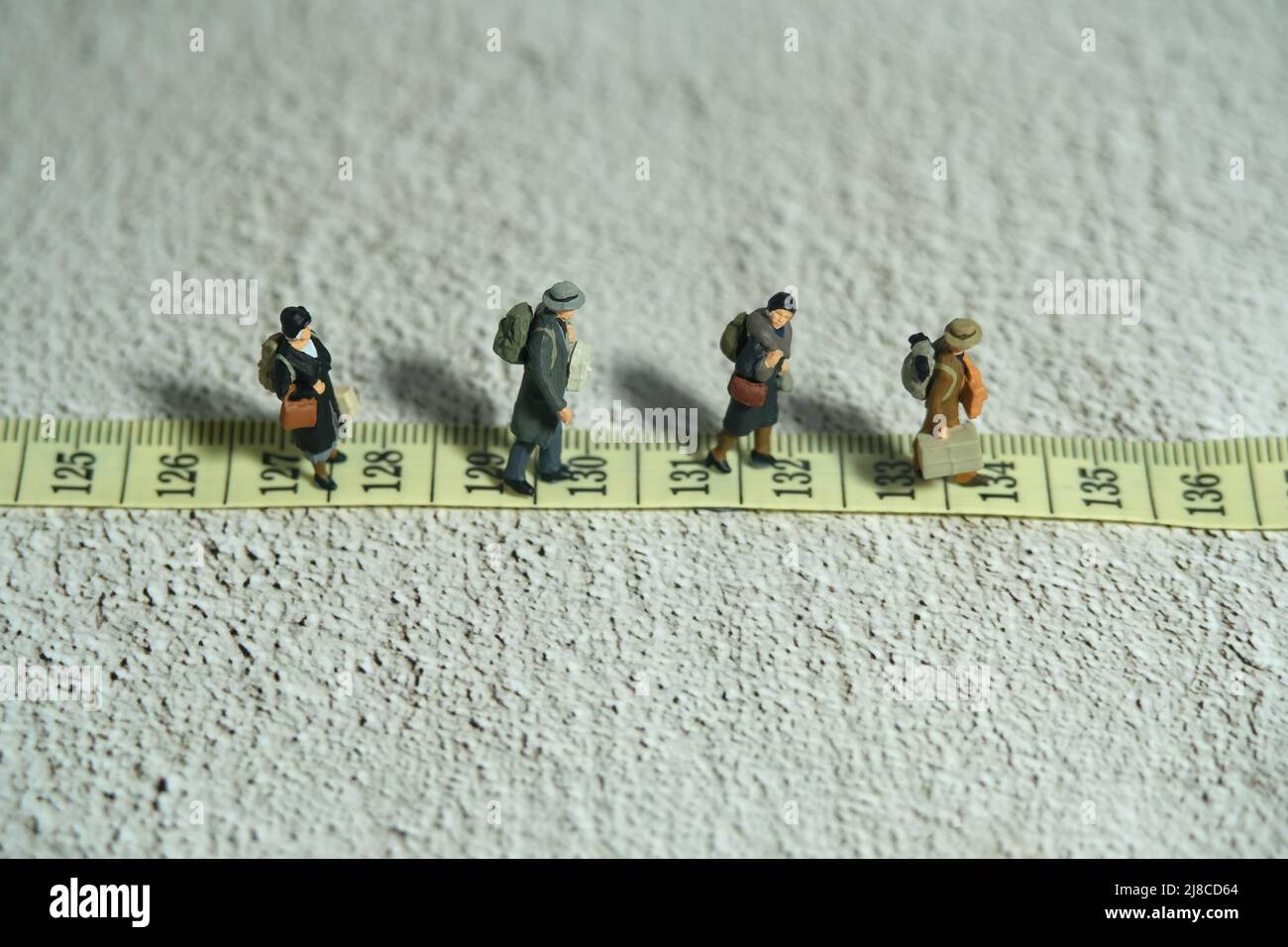 Group miniature people distance hi-res stock photography and images - Alamy
