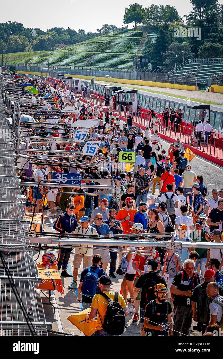 Pit walk and pre grid during the 4 Hours of Imola 2022, 2nd round of ...