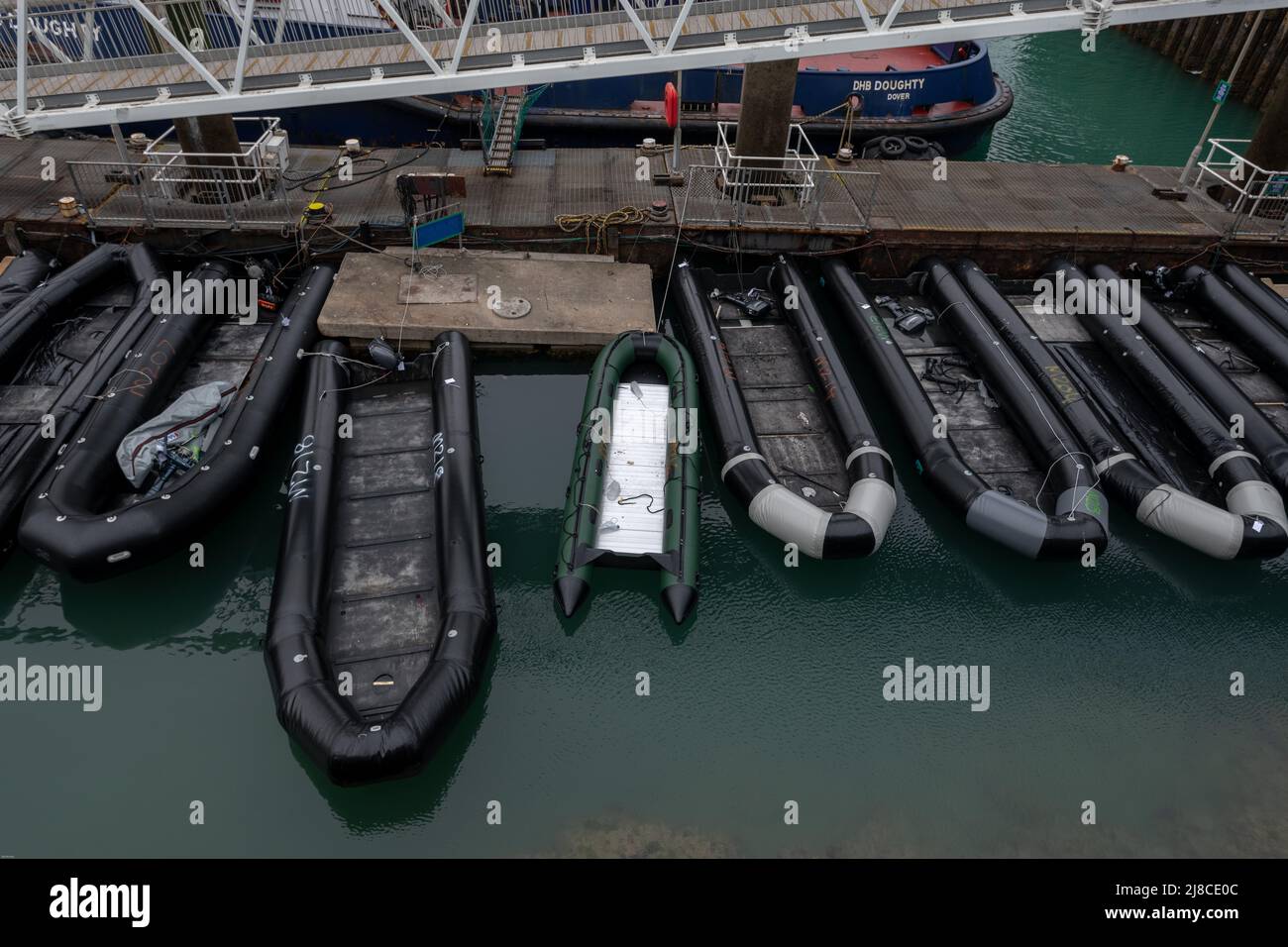 Border force seized boats hi-res stock photography and images - Alamy