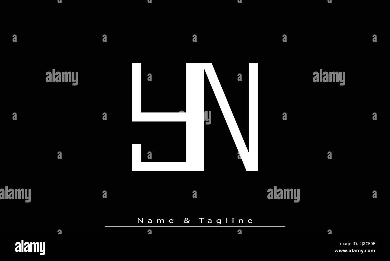 Yn logo Black and White Stock Photos & Images - Alamy