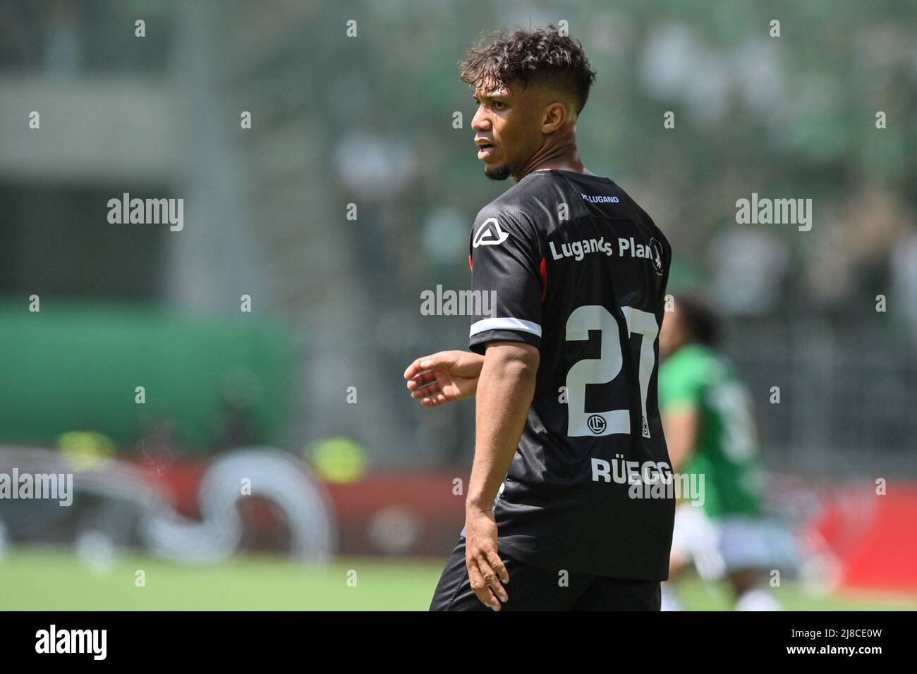 Kevin Ruegg (#27 Lugano) during the Swiss Cup final match between FC ...