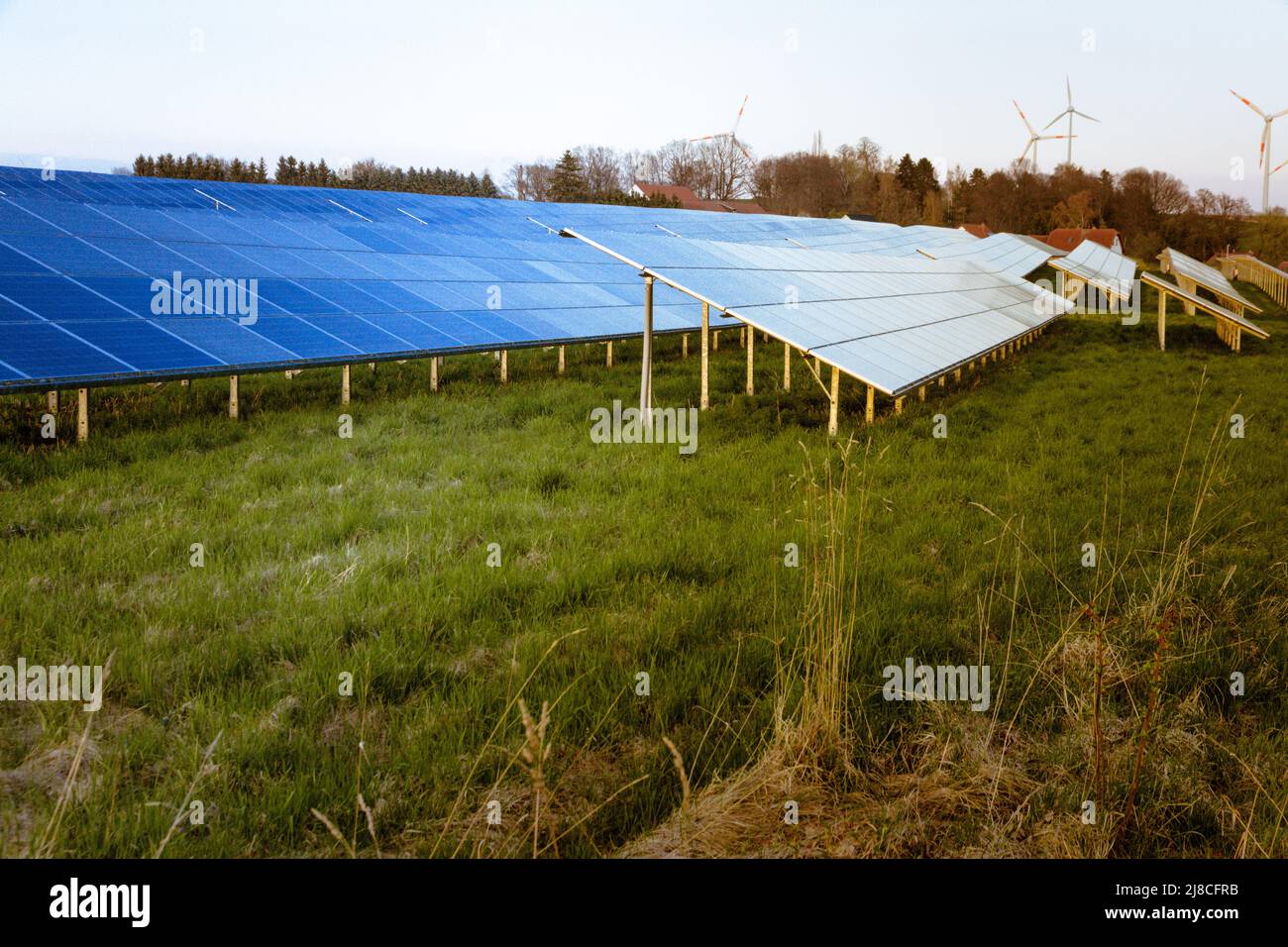 Solar cells in a row Stock Photo - Alamy